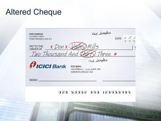 Cheque meaning crossing and types | PPT