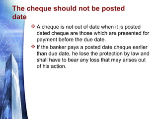 Cheque payment | PPT