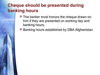 Cheque payment | PPT