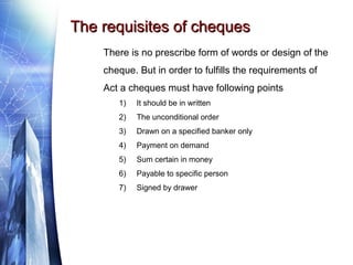 Cheque payment | PPT
