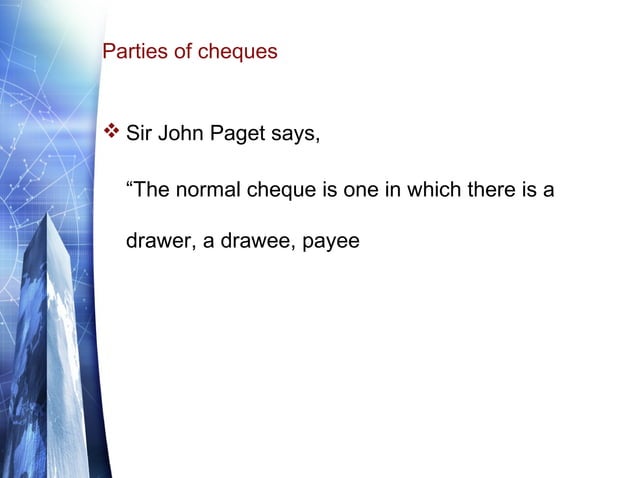 Cheque payment | PPT