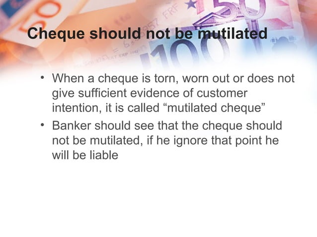 Cheque payment or Encashment of Cheque | PPT | Credit Cards | Personal Debt