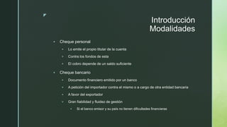 Cheque personal y cheque bancario | PPTX