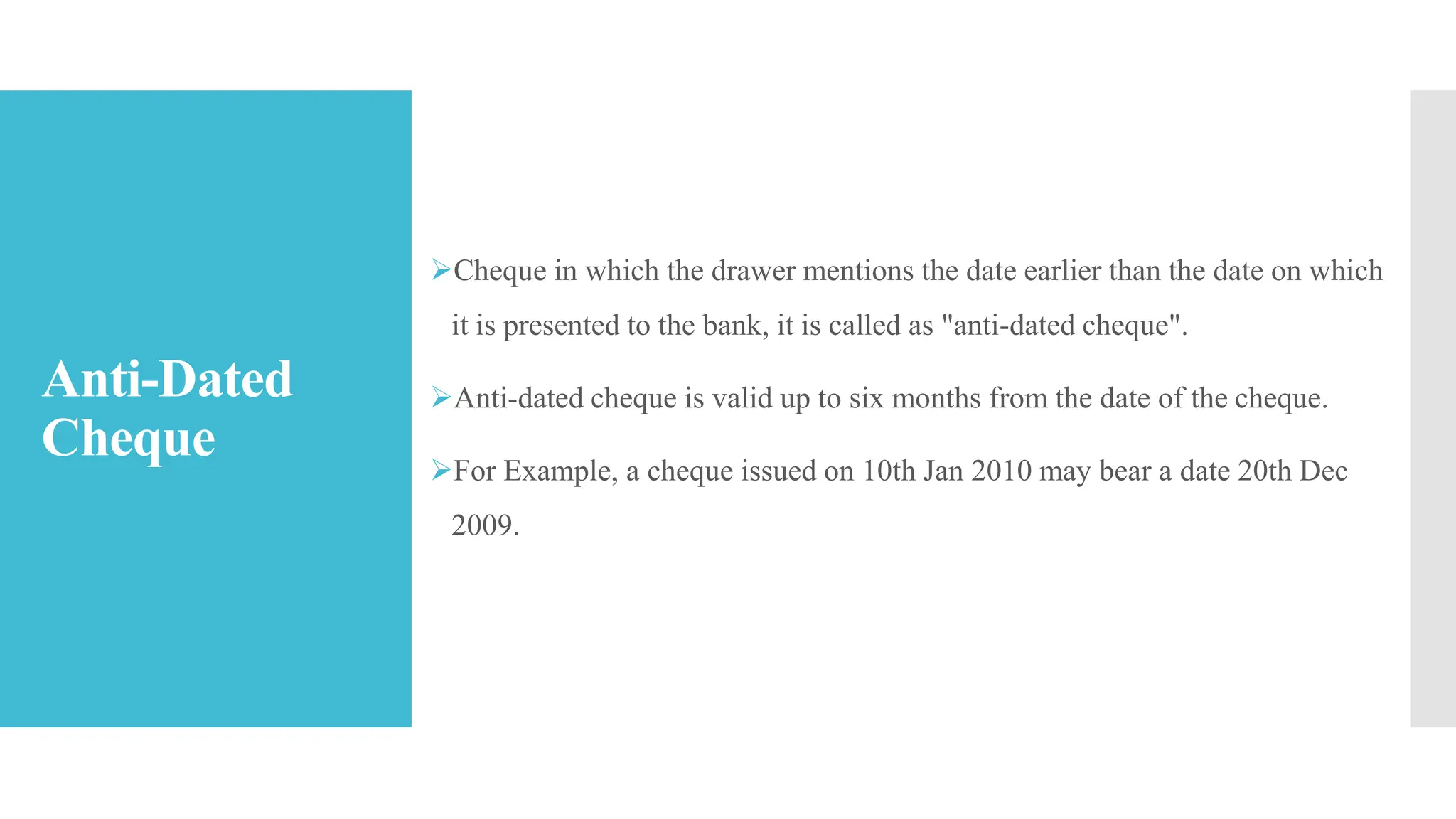 Cheques in the banking system and its important | PPTX