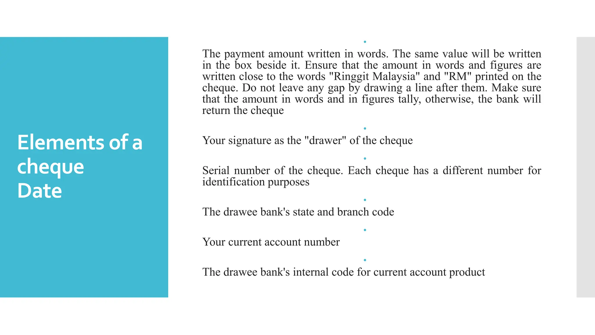 Cheques in the banking system and its important | PPTX