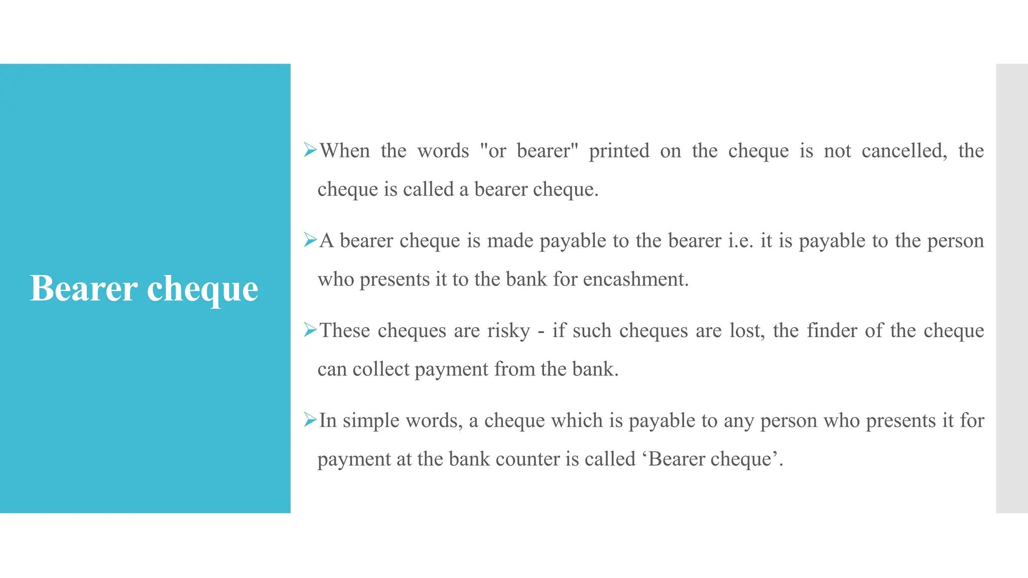 Cheques in the banking system and its important | PPTX | Credit Cards ...