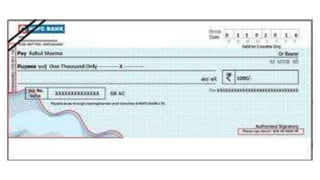 Cheques in the banking system and its important | PPTX