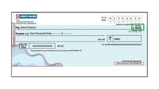 Cheques in the banking system and its important | PPTX