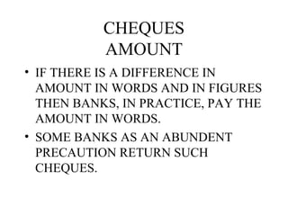Cheques mp | PPT