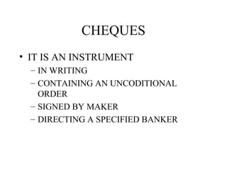 Cheques mp | PPT