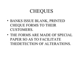 Cheques mp | PPT