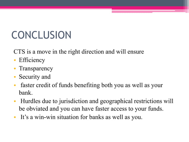 Cheque truncation system | PPTX