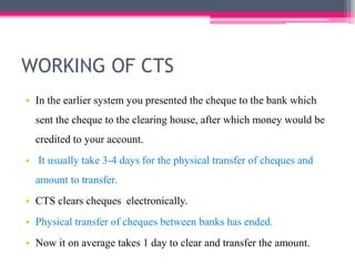 Cheque truncation system | PPTX