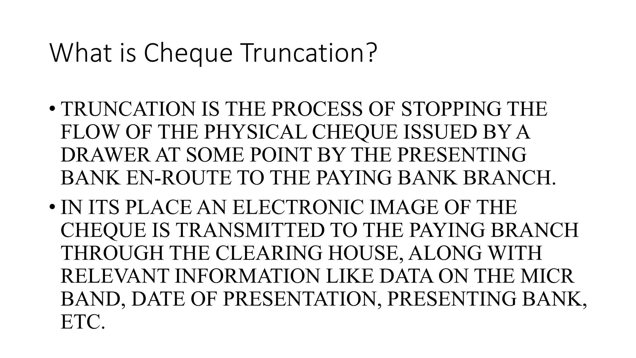 CHEQUE TRUNCATION SYSTEM.ppt
