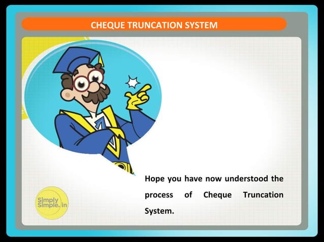 Cheque truncation system (cts) | PPS | Stocks and Bonds | Personal ...