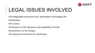 Cheque truncation system (cts) | PPTX