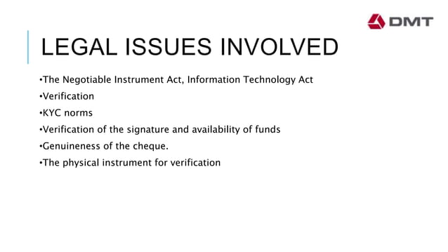 Cheque truncation system (cts) | PPTX