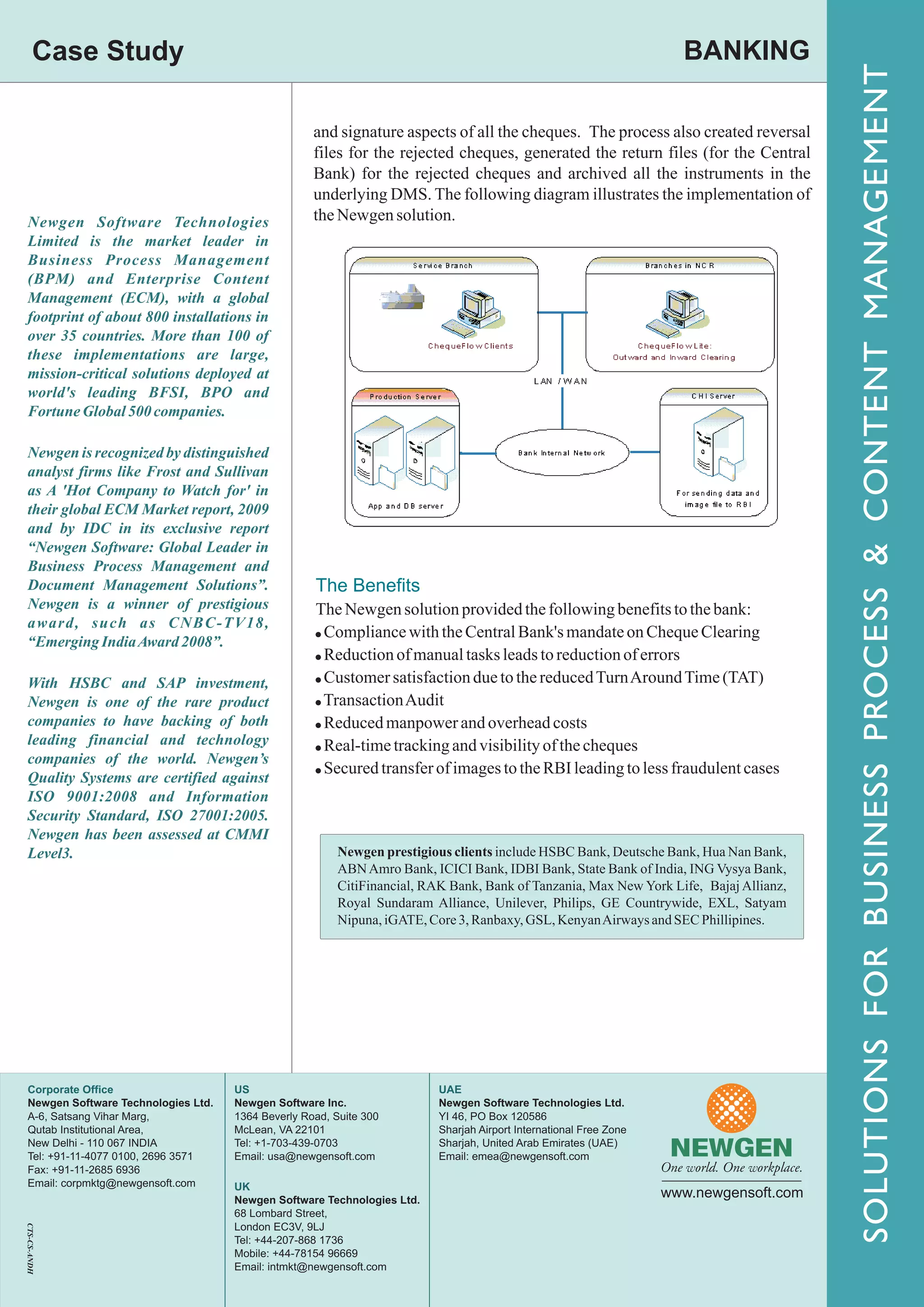Cheque truncation system solution | PDF