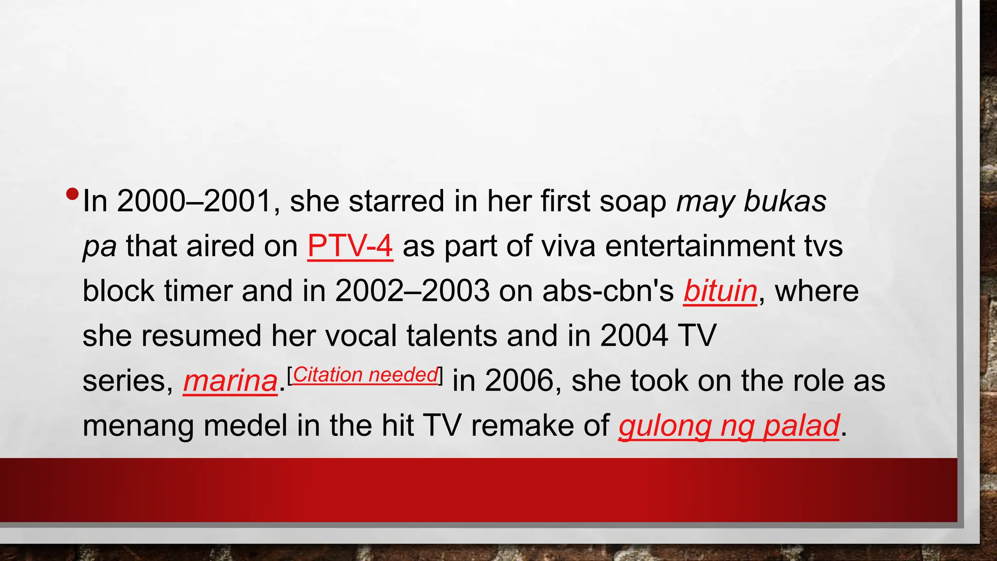 Cherie Gil Biography, Early life, Career, Filmography.pptx