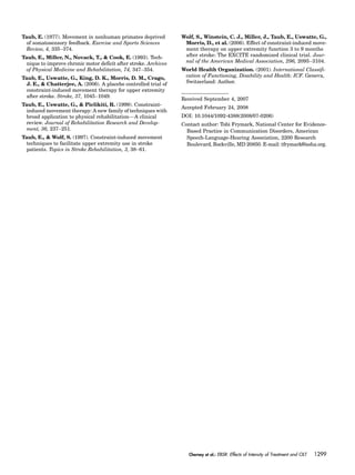 Constraint induced language therapy | PDF