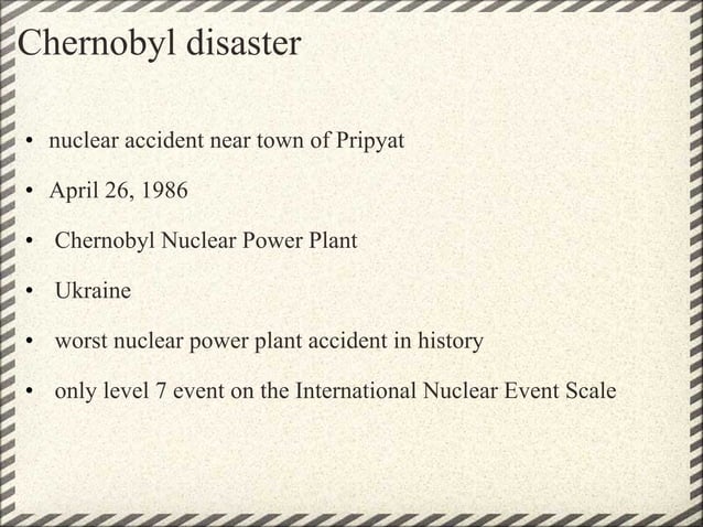 Chernobyl | PPT | Disasters