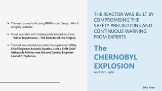Chernobyl Case Study- MBA- Presentation- slides | PPT
