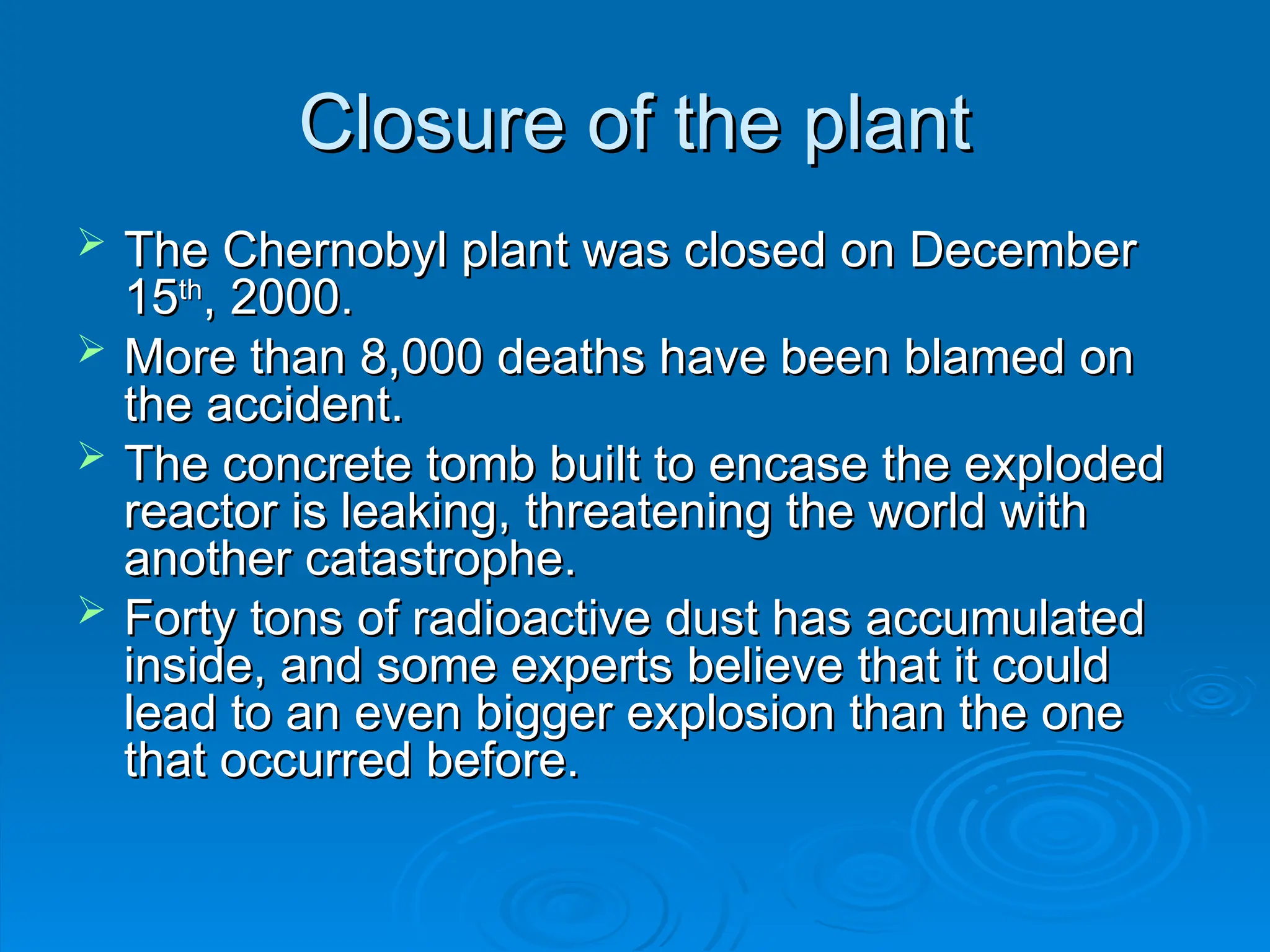Chernobyl1 in USSR happend in 1986 ukraine.ppt