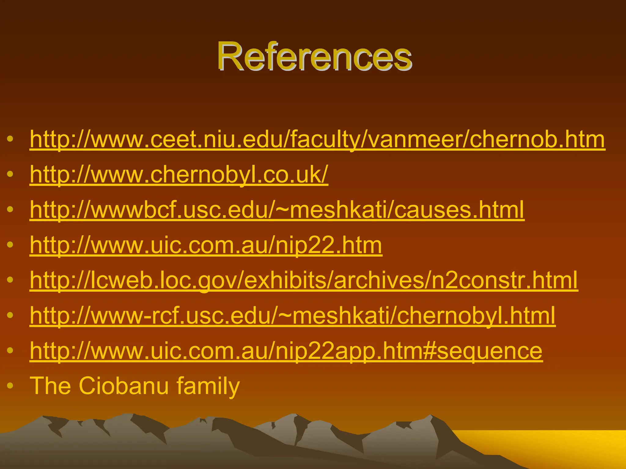 Chernobyl blast a case study for uhv subject | PPT