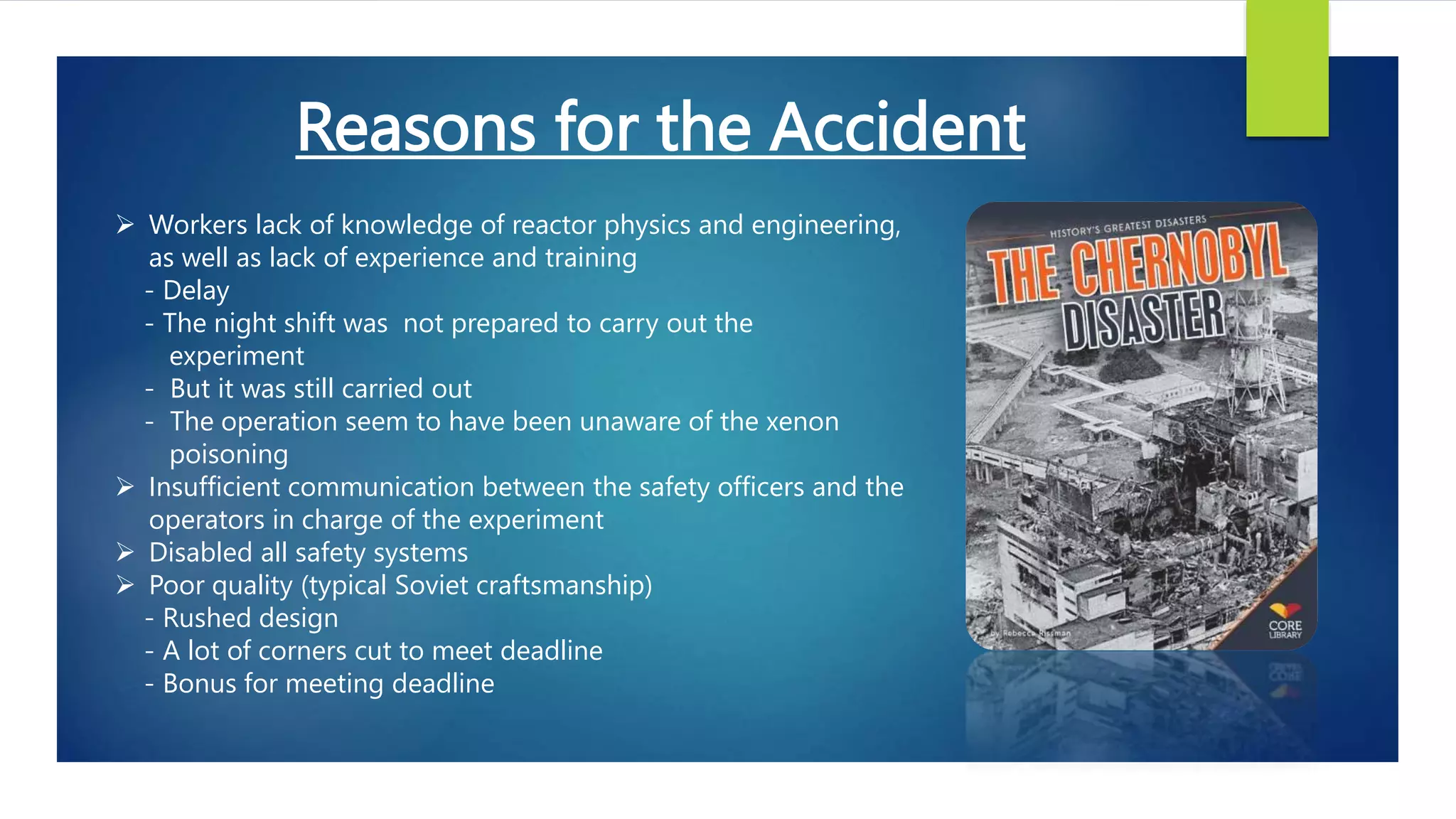 Chernobyl Disaster 1 Pptx