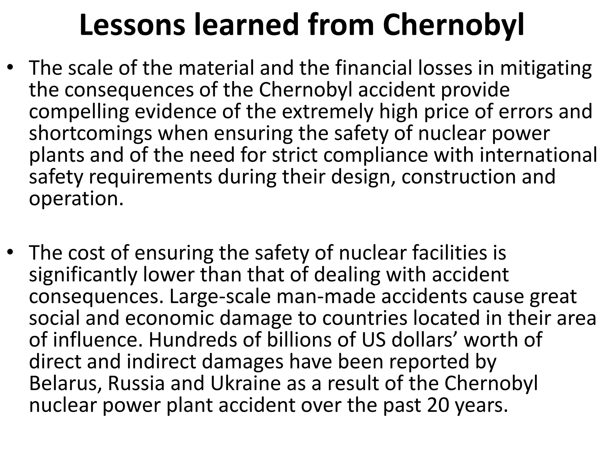 Chernobyl disaster | PPTX | Chemistry | Science