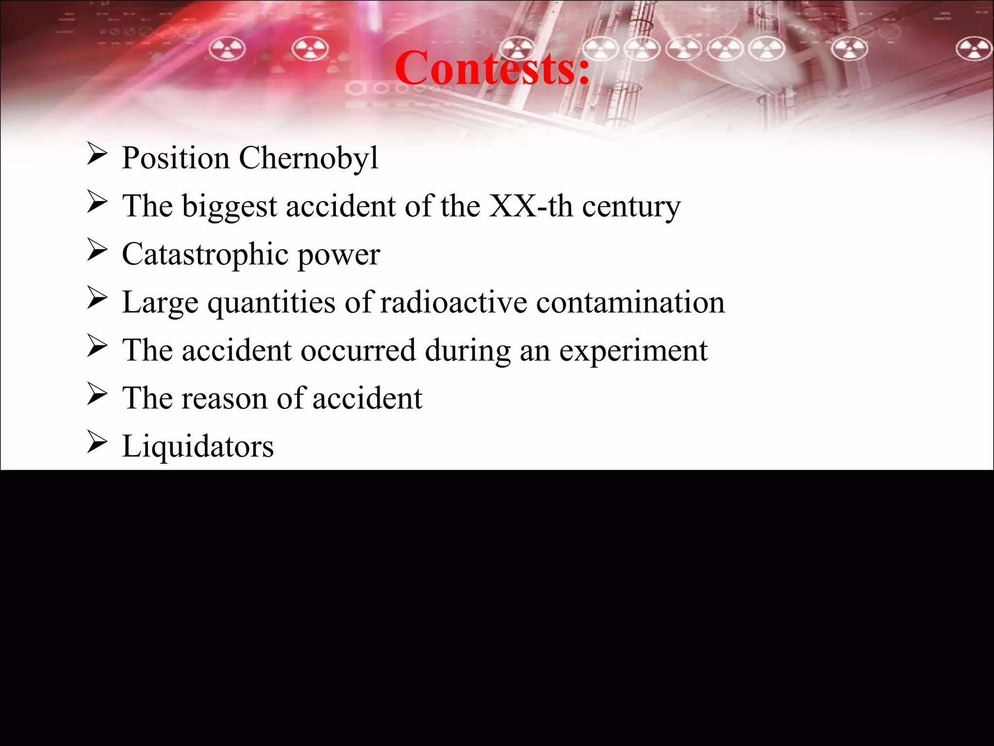 Chernobyl disaster! | PPT
