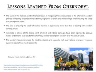 Chernobyl Nuclear Disaster - 1986 | PPTX