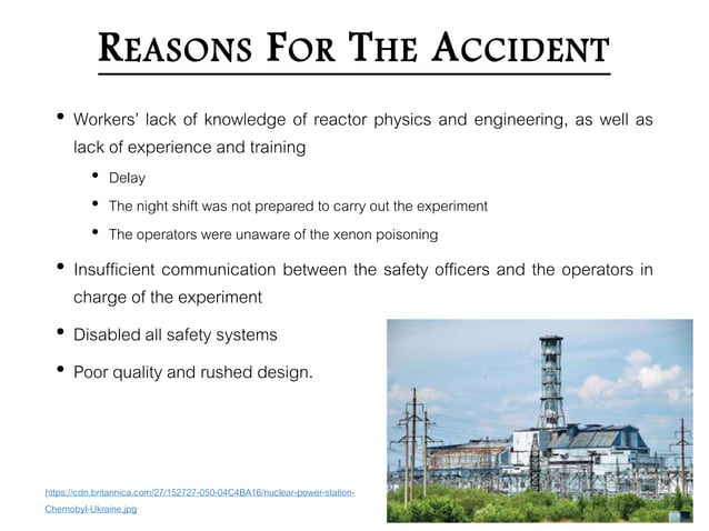 Chernobyl Nuclear Disaster - 1986 | PPTX | Chemistry | Science