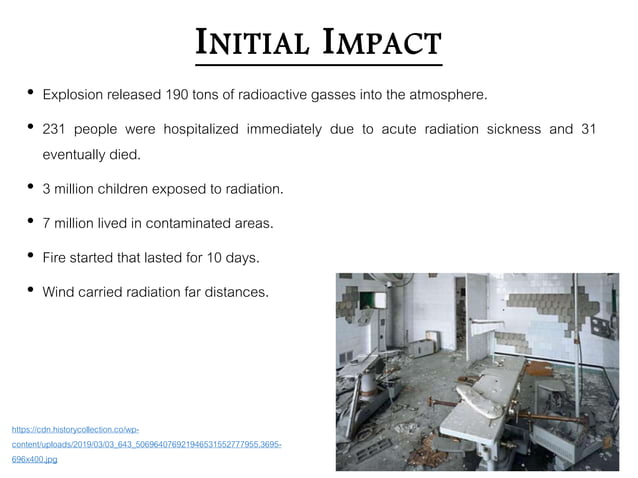 Chernobyl Nuclear Disaster - 1986 | PPTX | Chemistry | Science