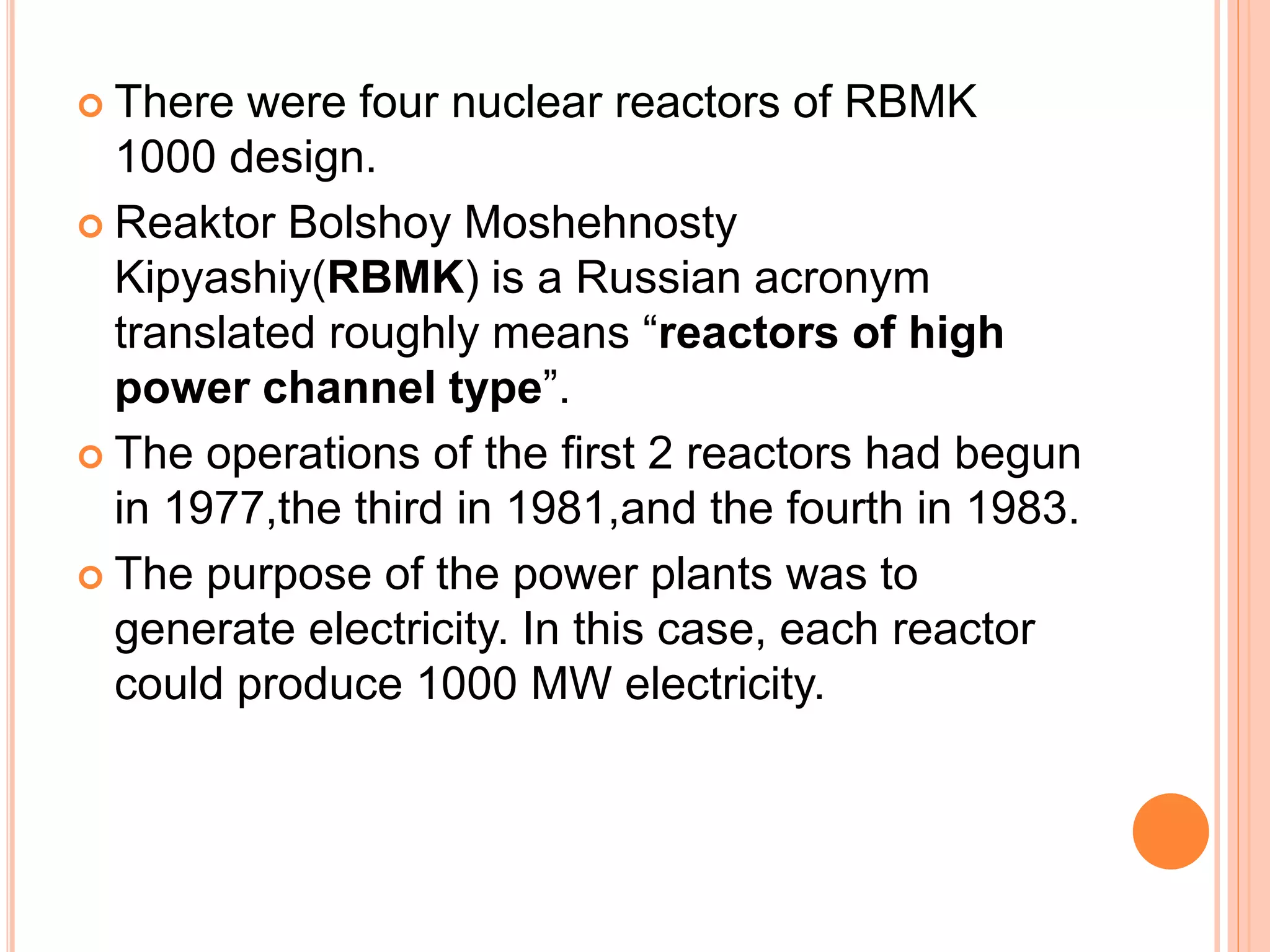 Chernobyl Disaster 1986 Pptx