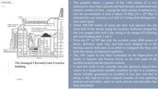 chernobyl disaster that created chaos and destroyed so many lives | PPT