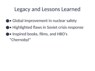 Chernobyl Disaster: The World's Worst Nuclear Accident An Overview of ...