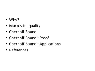 Chernoff bound | PPTX