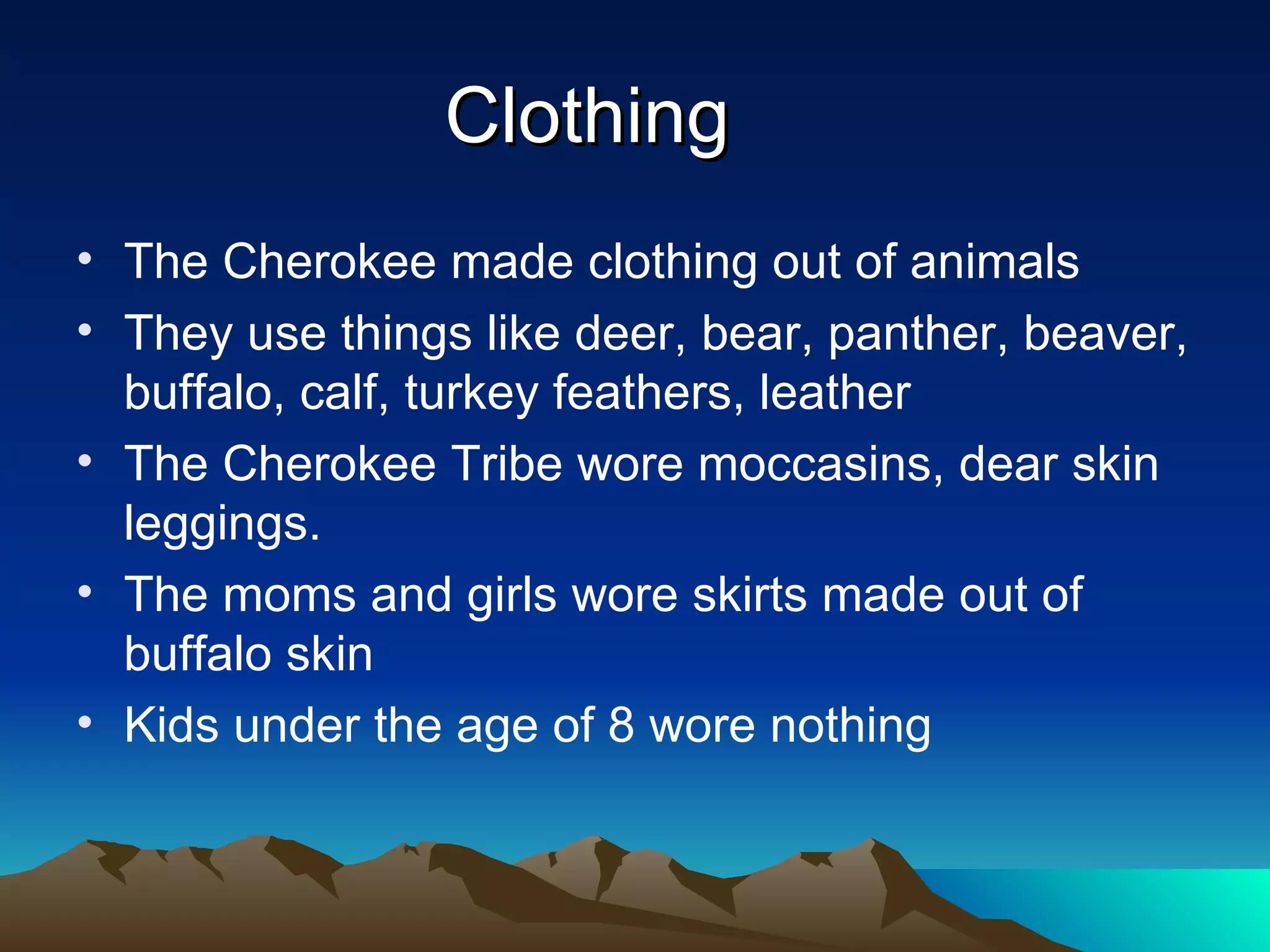 Cherokee | PPT