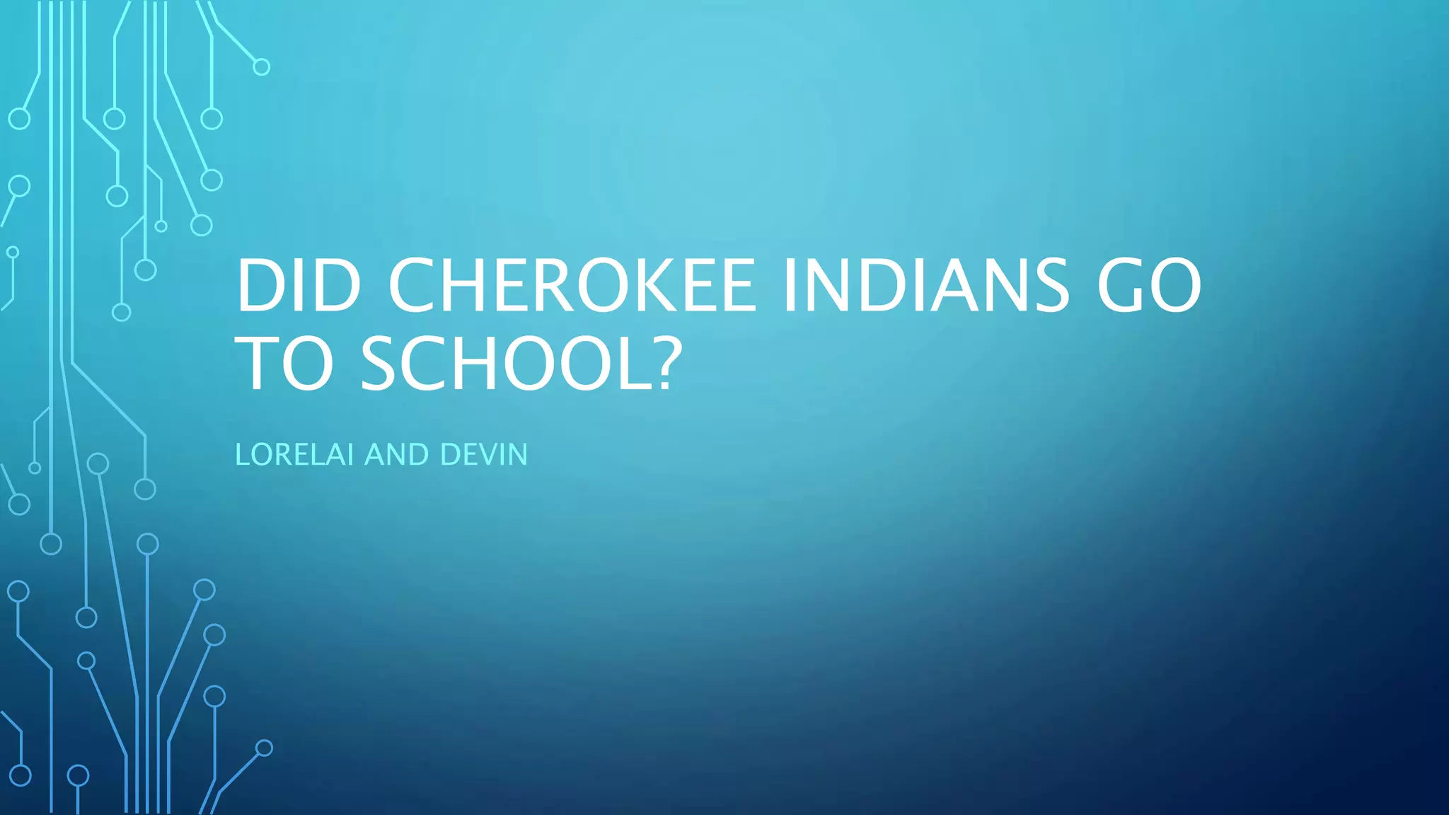 Cherokee Indians | PPT