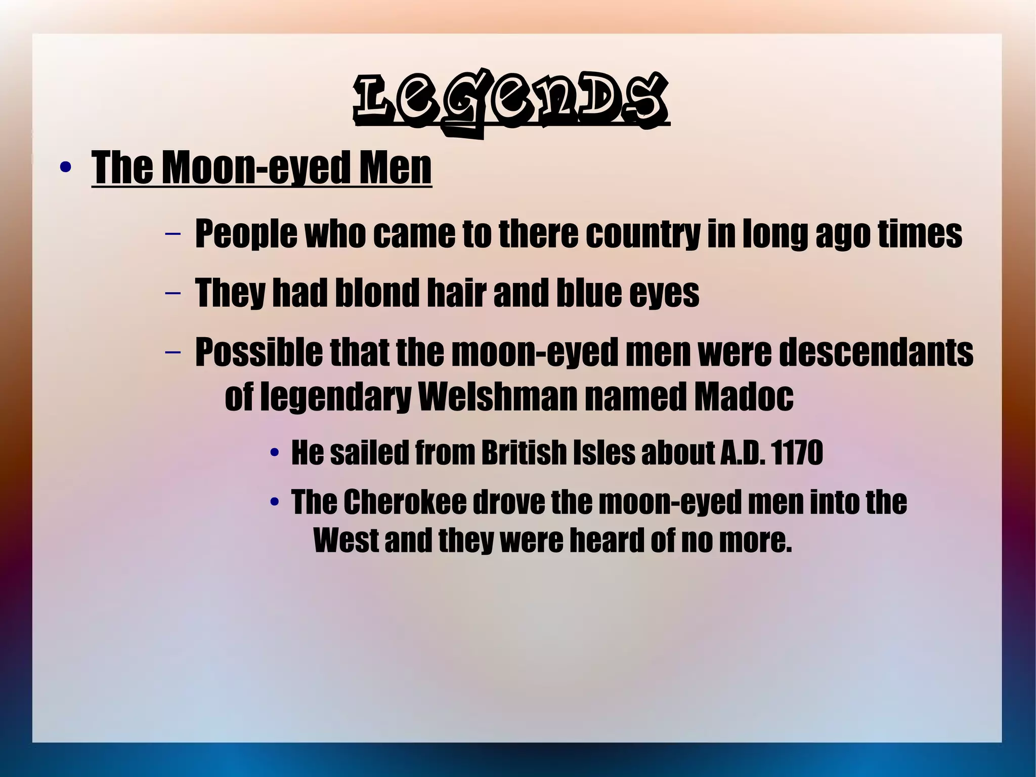 Cherokee Culture | ODP