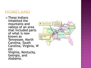 Cherokee indians | PPTX