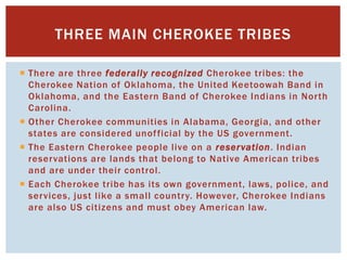 Cherokee Nation | PPTX