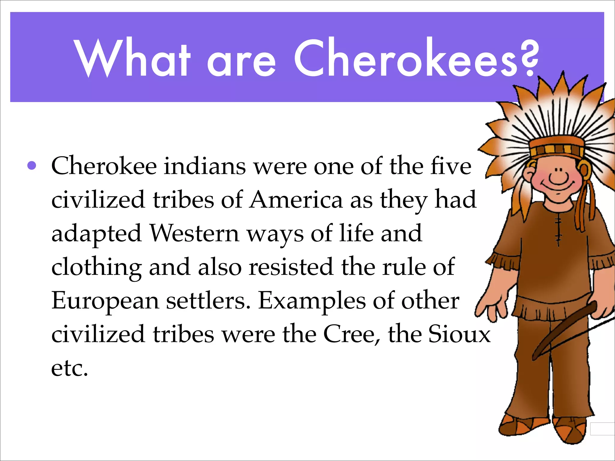 Cherokees | PDF