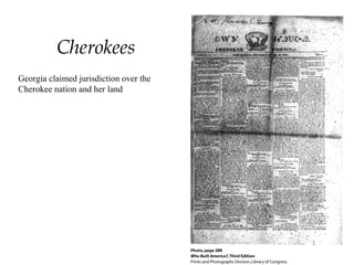 Cherokee Trail of Tears | PPT
