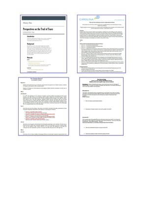 Cherokee Trail of Tears Lessons, Activities, Materials and Videos | PDF