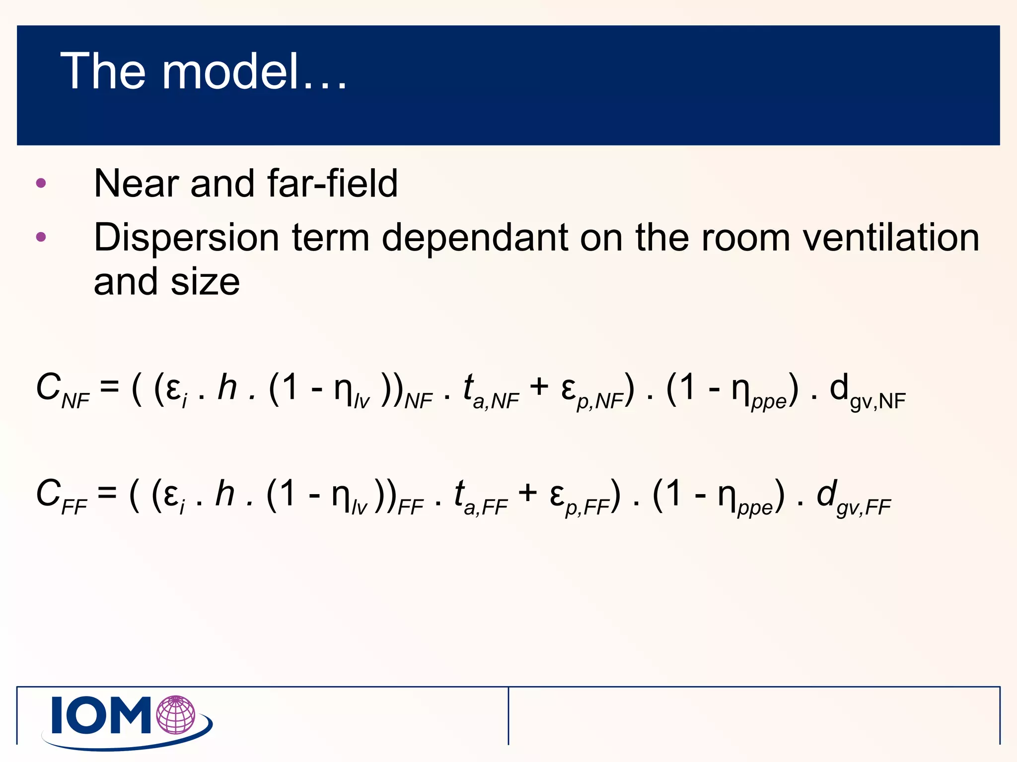 Inhaled Particles presentation on exposure modelling | PPT