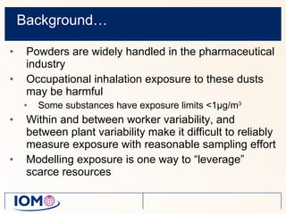 Inhaled Particles presentation on exposure modelling | PPT | Lung and ...