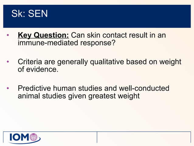 The new Niosh Skin Notation for chemicals | PPT