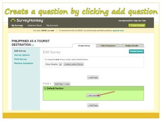 Survey Monkey Tutorial Guide | PPT